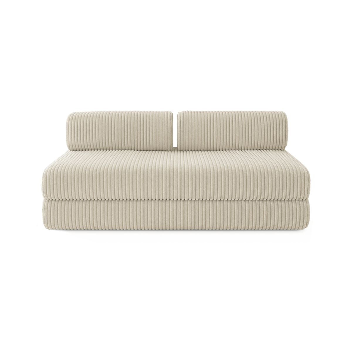 Canapé droit modulable et convertible 3 places - Velours côtelé XL ...