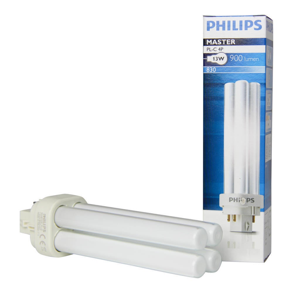 Philips 62331770 Bombilla G24q-1 MASTER PL-C 13w 3000K /830 4 pines ...