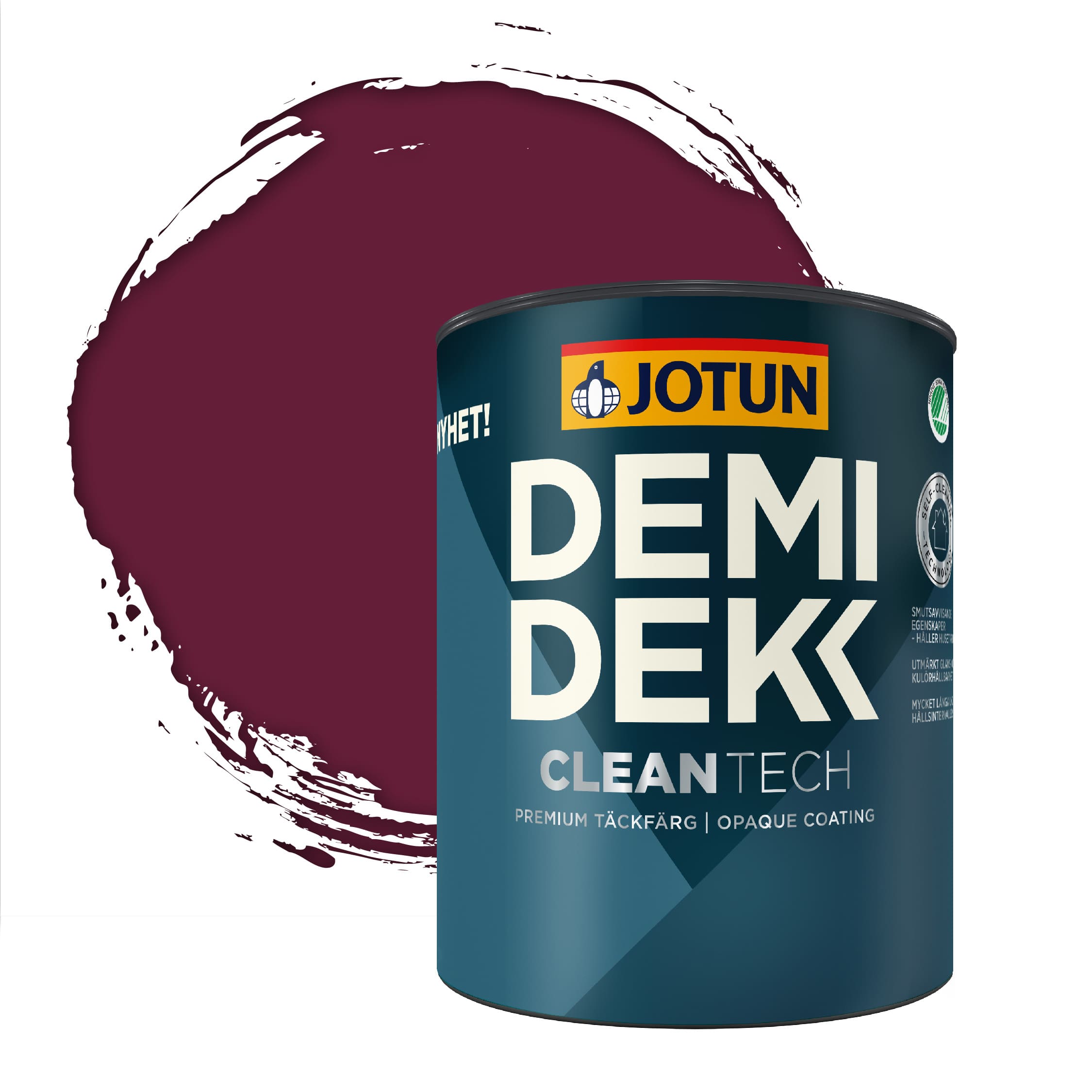 JOTUN - Peinture Bois, Lasure Opaque pour Extérieur Satinée - DEMI DEKK ...