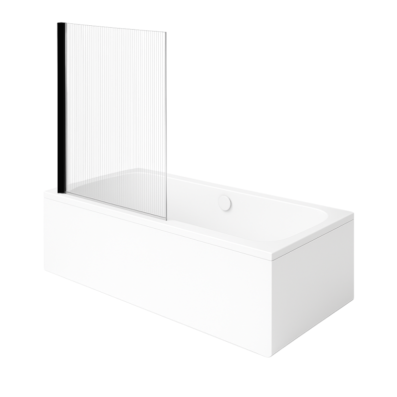 Bañera recta VILLEROY & BOCH Architectura 180 x 80 cm Blanca + Mampara ...