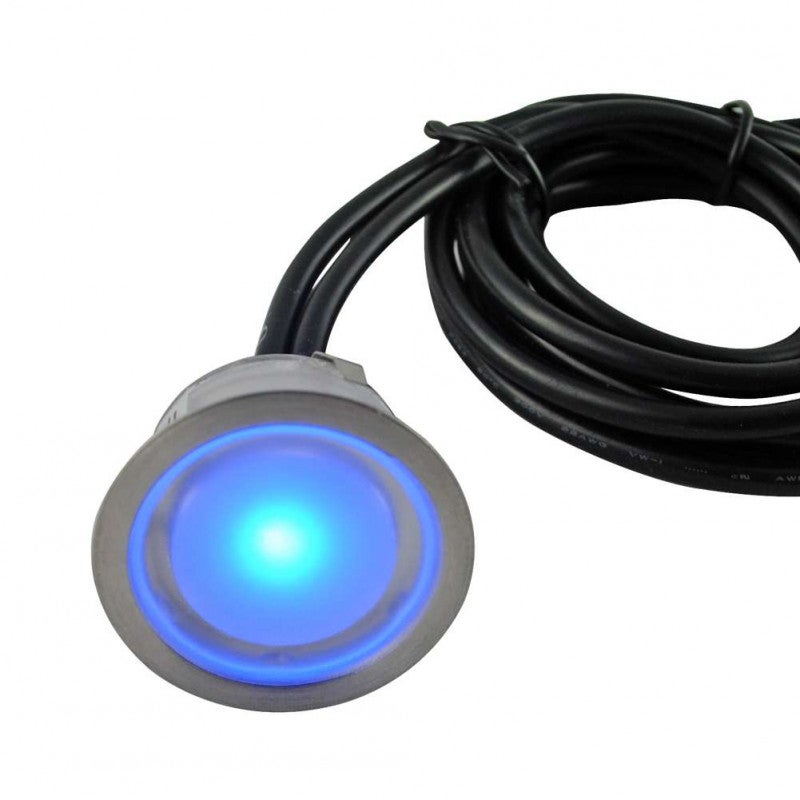 Mini LED Spot incorporada 0.4W RGB multicolor DC12V diámetro 30mm ...