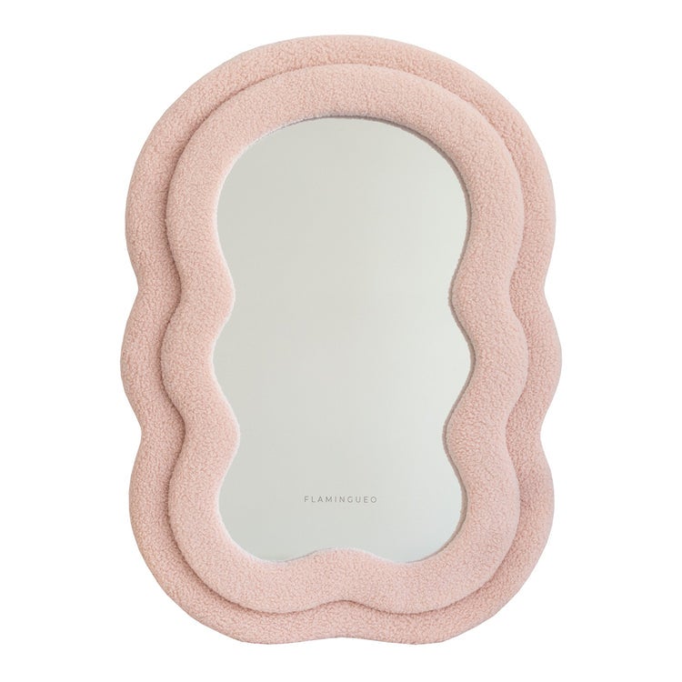 Flamingueo Miroir Mural Vague Miroir Décoration Murale Cadre Teddy 70 x ...