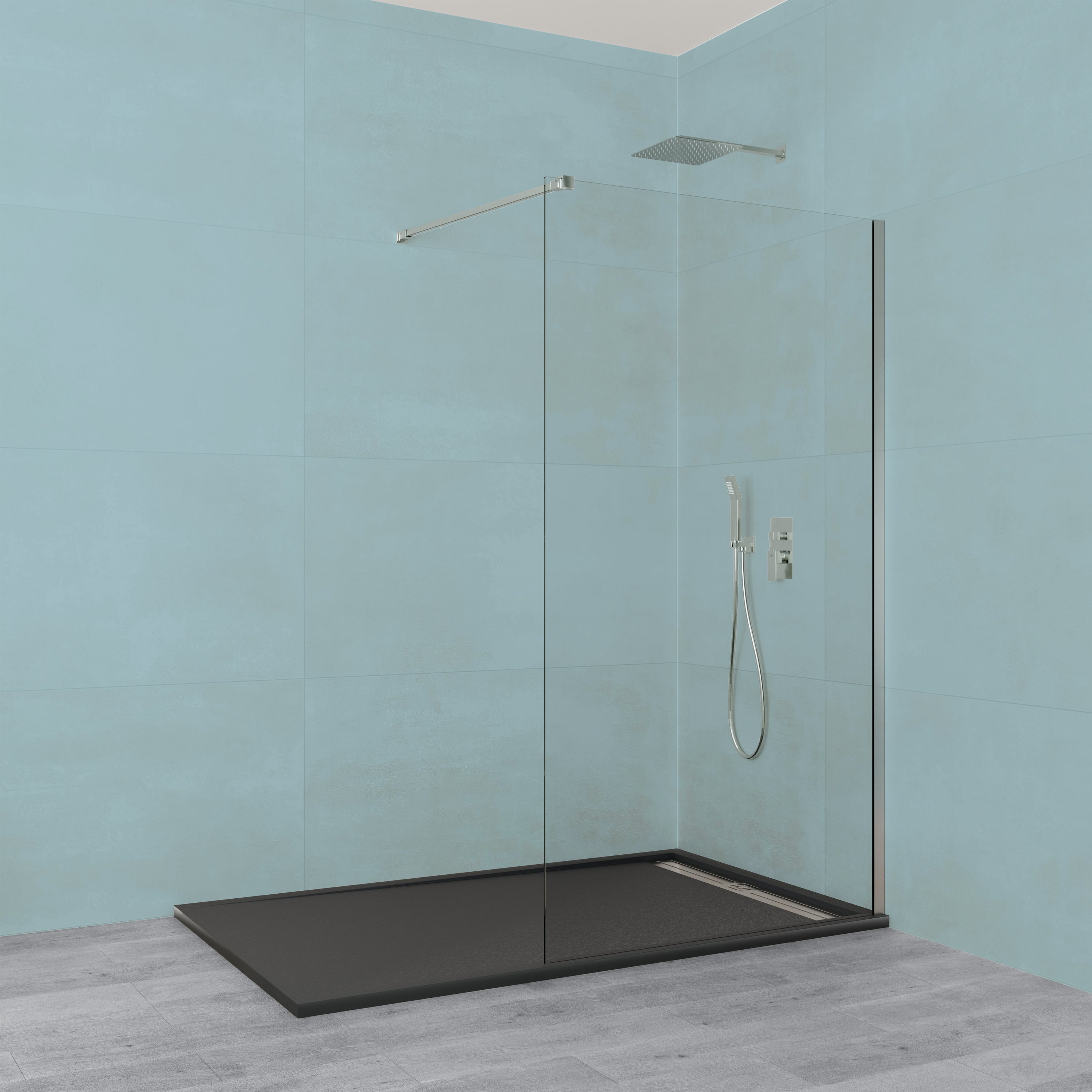 Paroi Fixe Clear 98 cm | Leroy Merlin