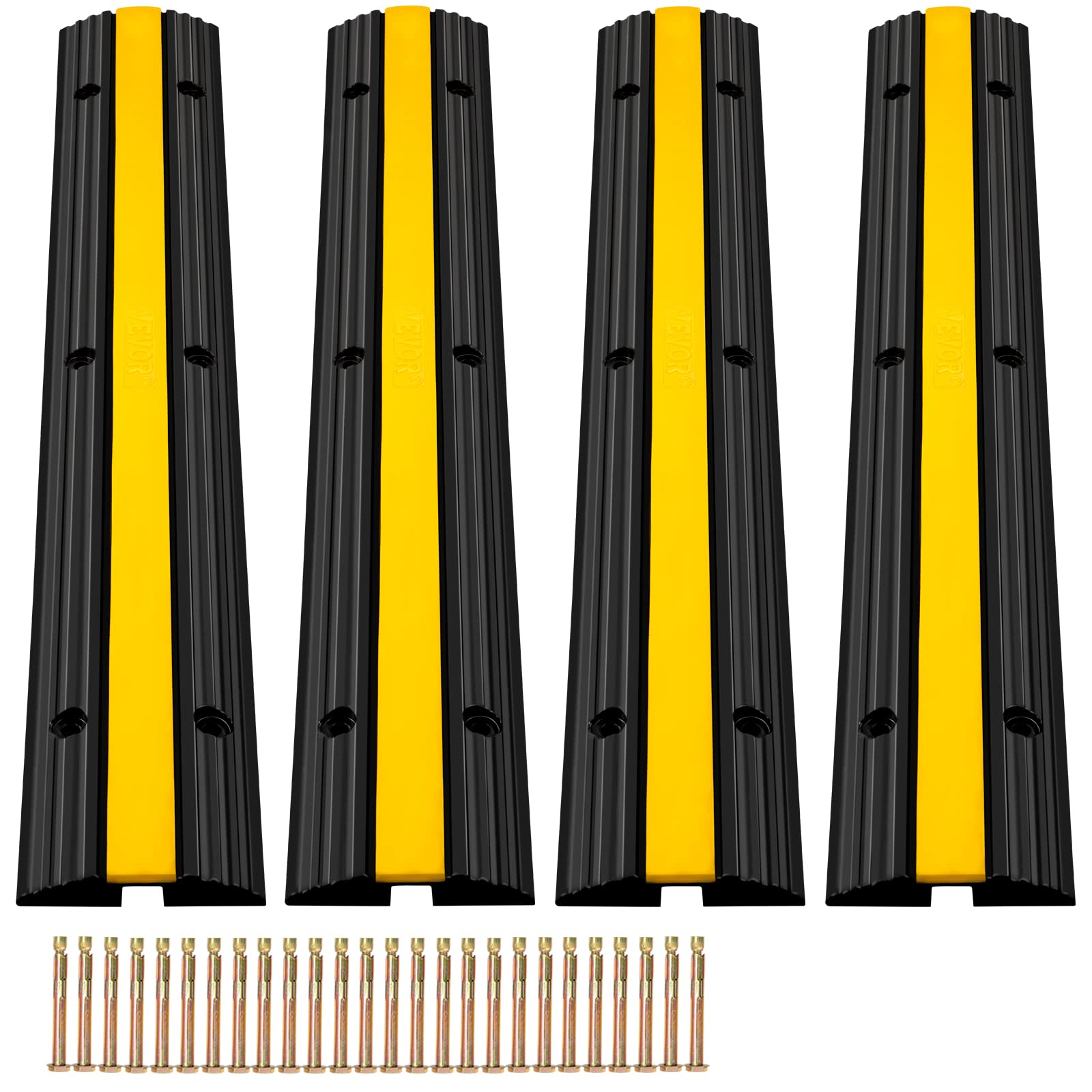 4PCS Rampe de Protection Câble Extérieur VEVOR 1 Canaux Passe Câble ...
