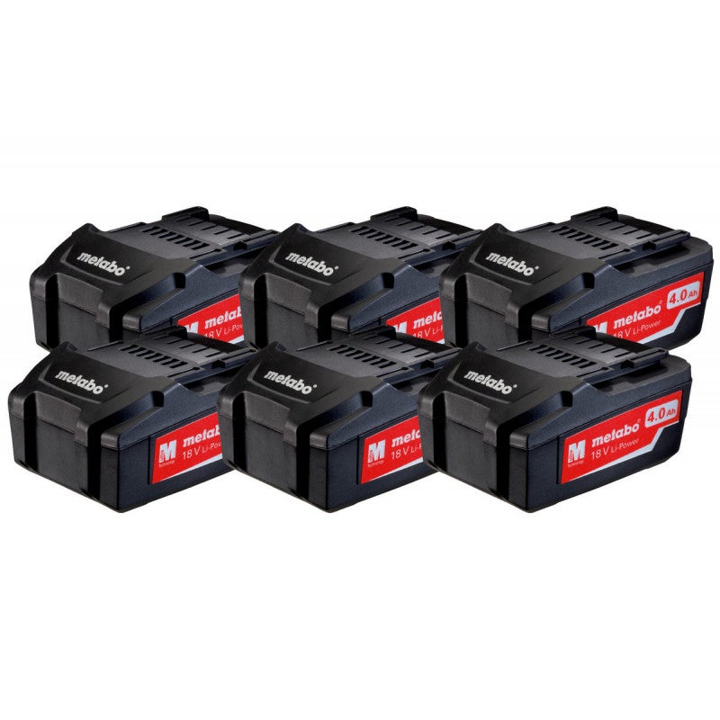 Pack power 18V (6x4,0 Ah) POWER PACK SET Li-Power - METABO 625151000 ...