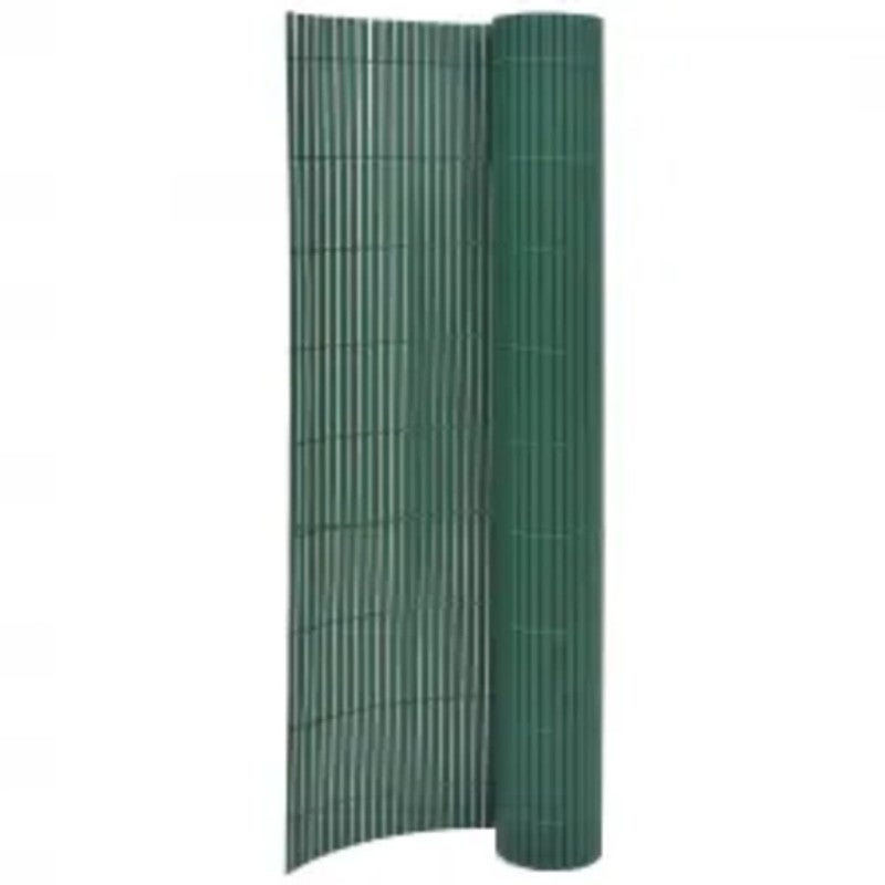 VidaXL Valla de jardín de doble cara verde 110x500 cm | Leroy Merlin