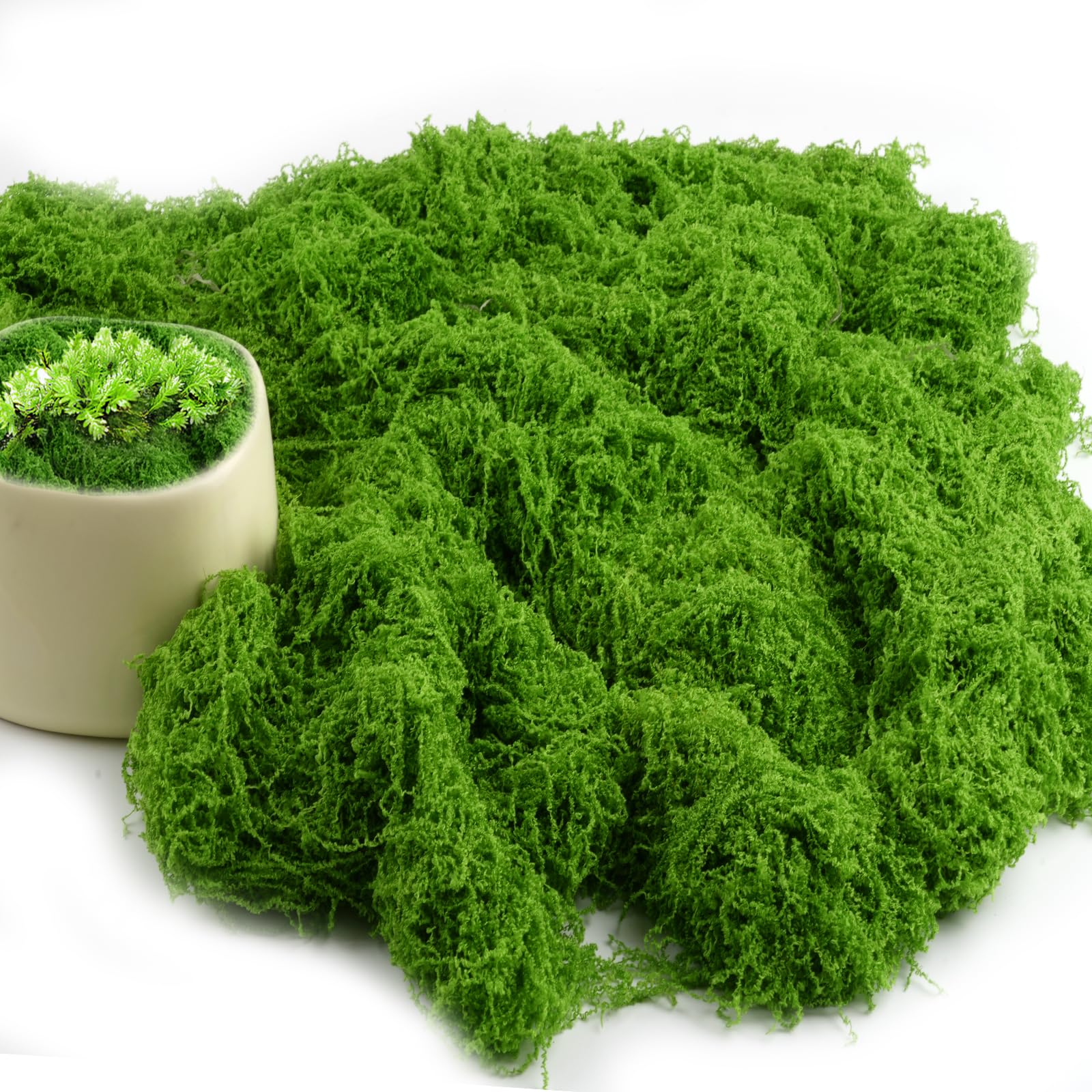 Mousse artificielle 500g, mousse artificielle, faux gazon bionique pour ...