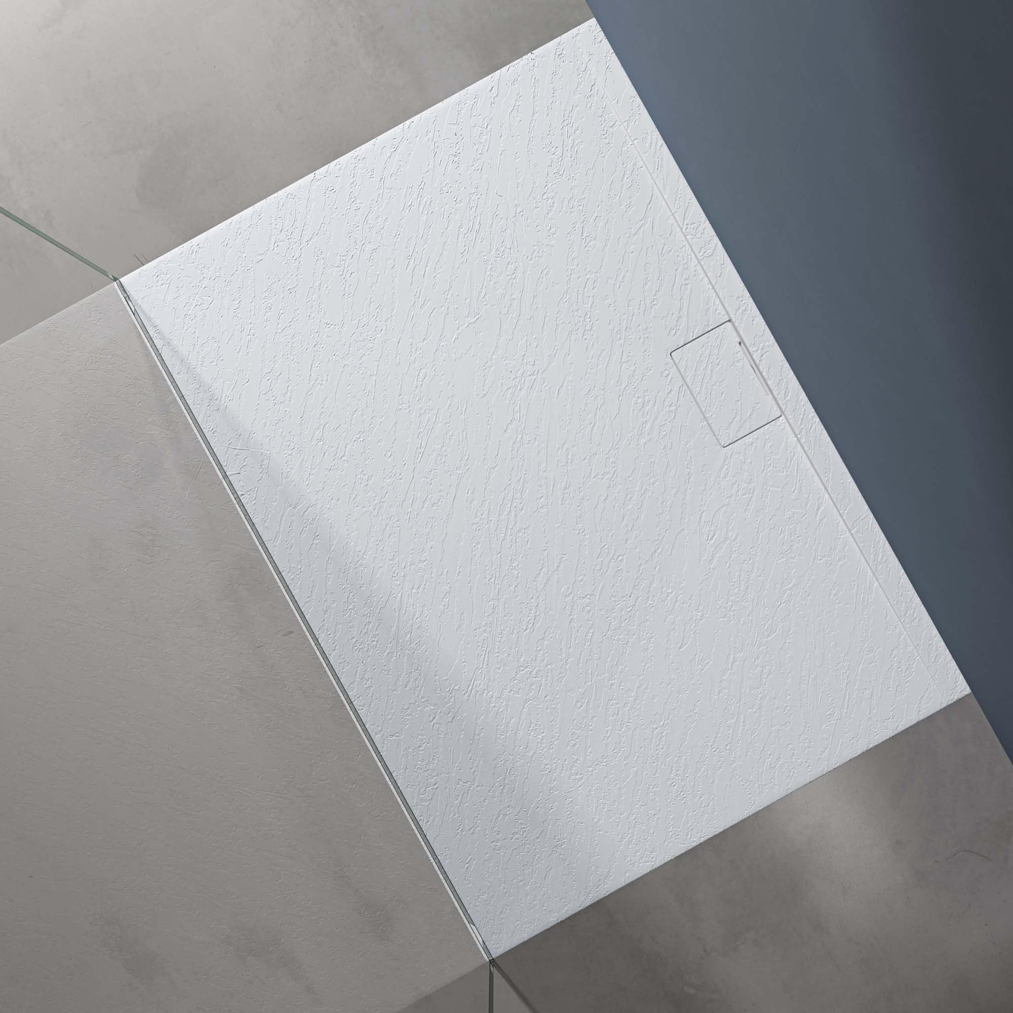 Doporro Receveur de Douche Bac à Douche Ultra Plat en Solid Surface ...