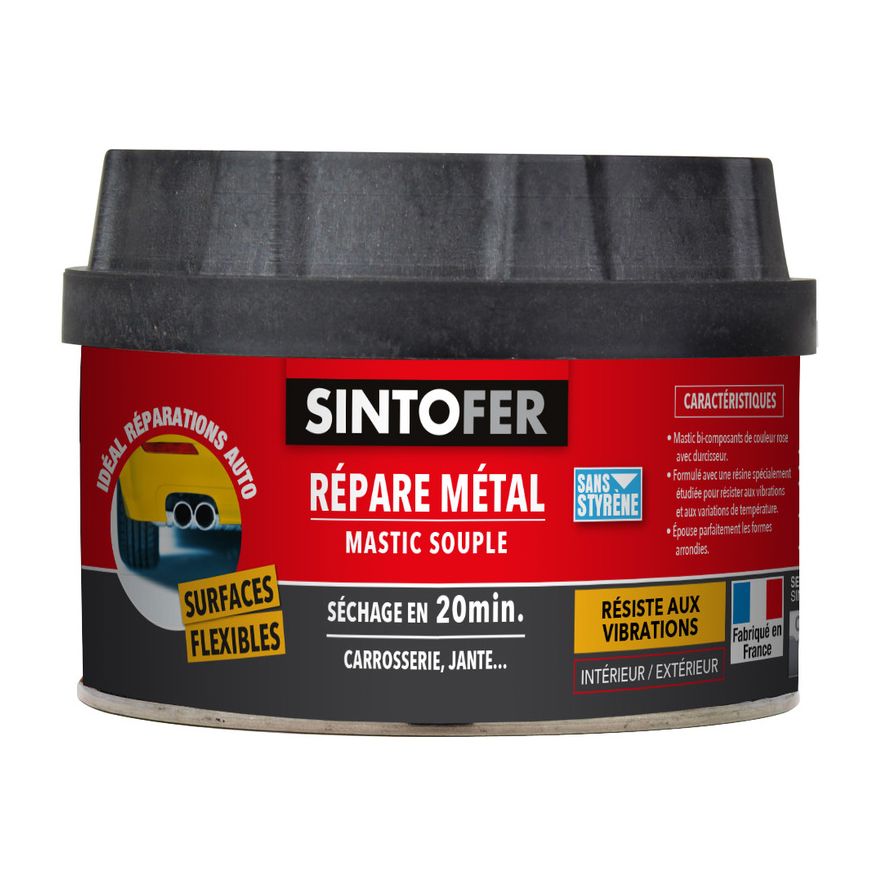 Mastic Répare Métal Souple SINTOFER en polyester 170 ml - SINTO ...