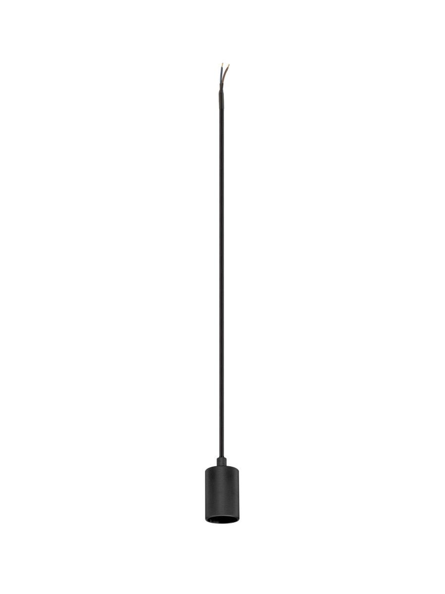 E27 FITU PD suspension rainuré long. 500 cm câble nu 1 x max. 15 W noir ...
