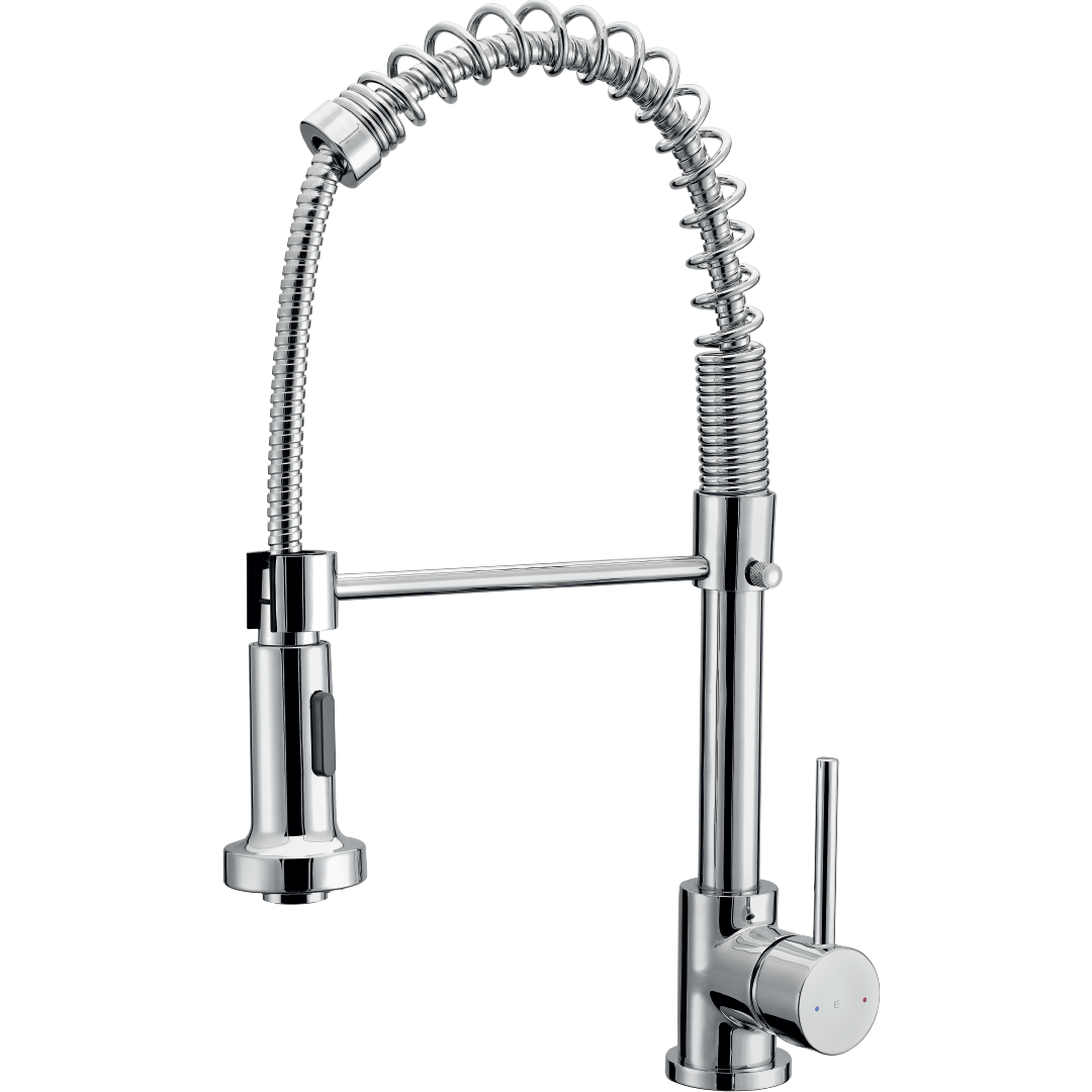 Plimo mitigeur évier à douchette mobile chromé | Leroy Merlin