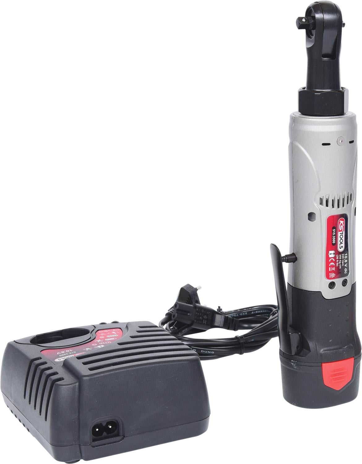 KS TOOLS 1/4" Clé à rochet sur batterie, 34Nm, 220 Tr/min 10,8V, avec ...