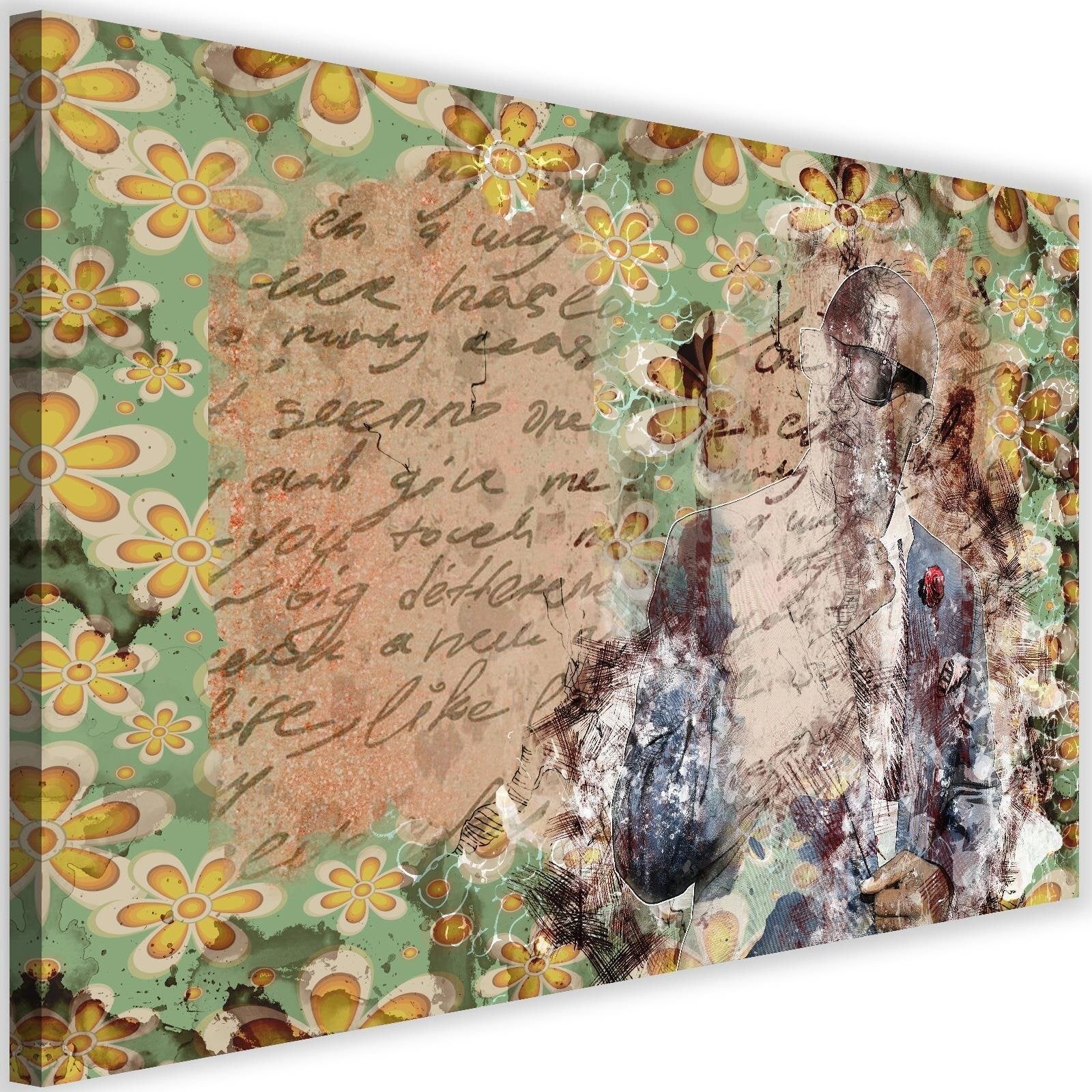 Tableau homme en costume abstraction - 120 x 80 cm | Leroy Merlin