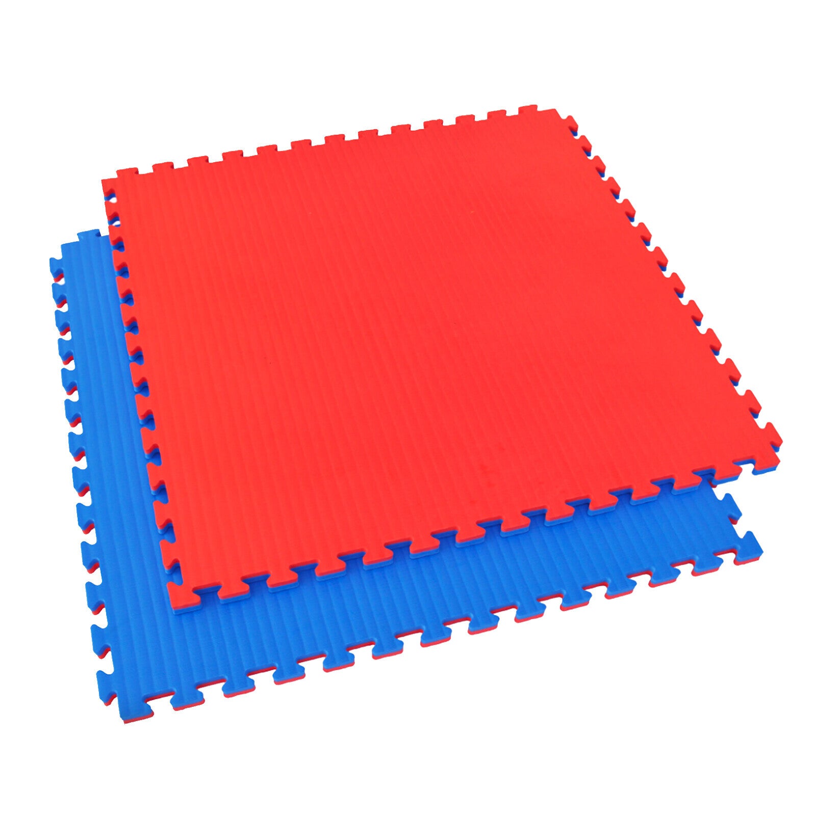 TAPIS PUZZLE Multisport 100 x 100 cm - Epaisseur 2 cm - Reversible Bleu ...