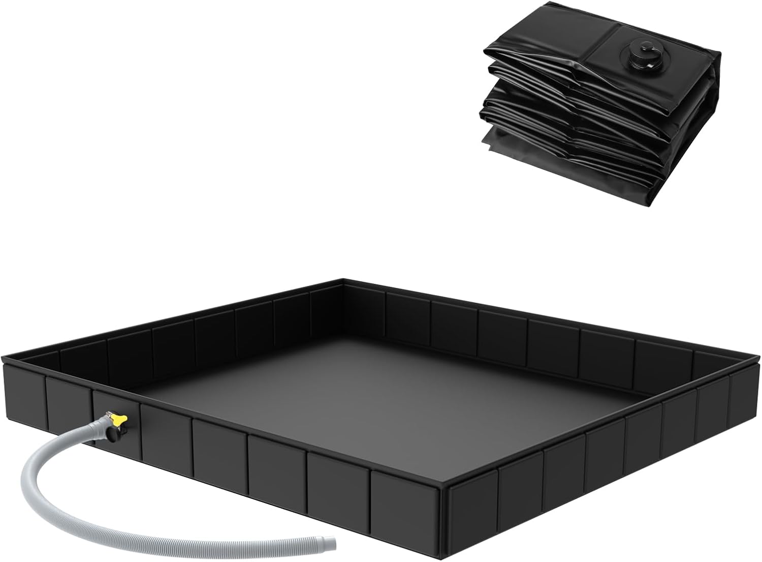 Pliable Base de Douche, 104x104x13cm Grand Receveur de Douche Portable ...