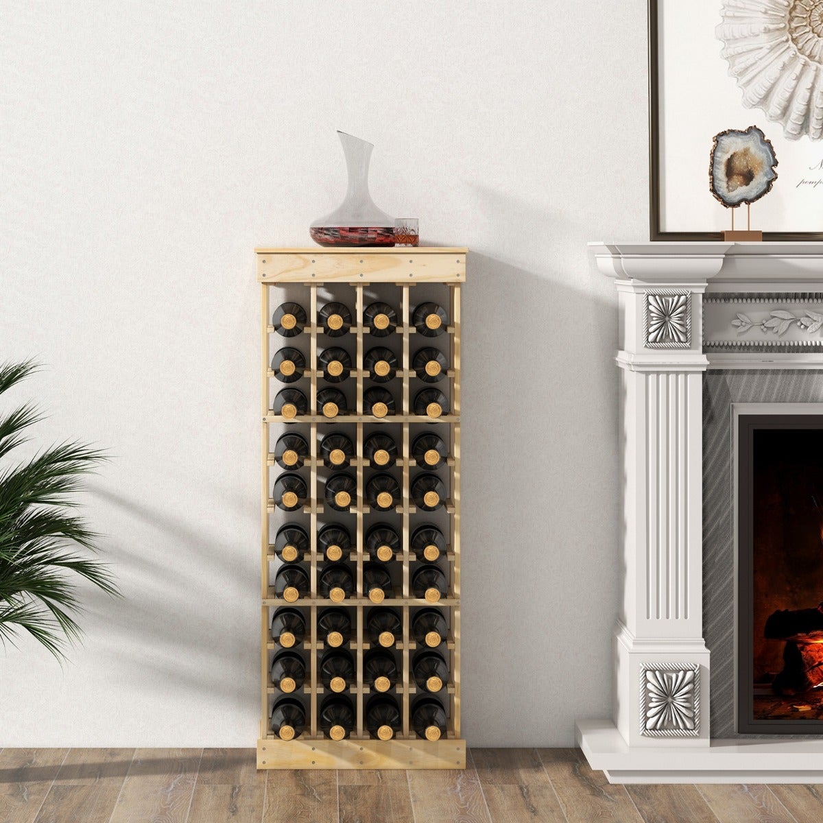 Étagère de rangement | Étagère à Vin Modulaire 40 Bouteilles Porte ...