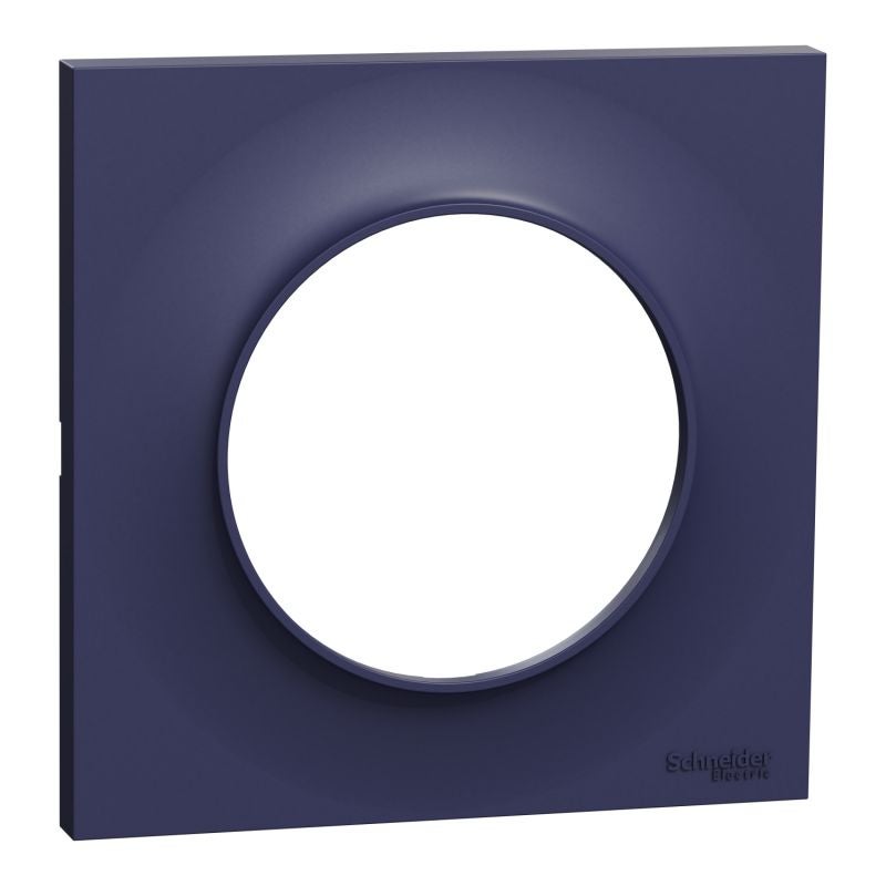 Plaque Odace Styl Schneider Electric - Cobalt - Uniquet | Leroy Merlin