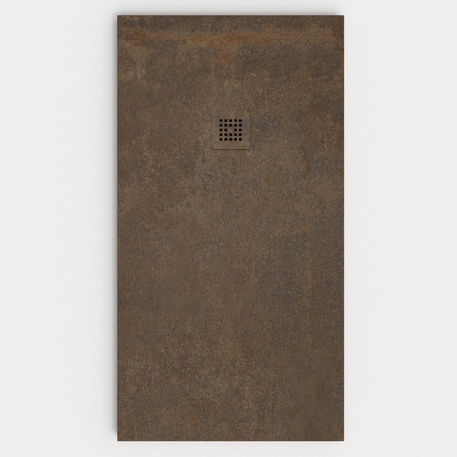 VAROBATH | Plato de ducha 3D 70x100 - Efecto cemento BROWN | Leroy Merlin