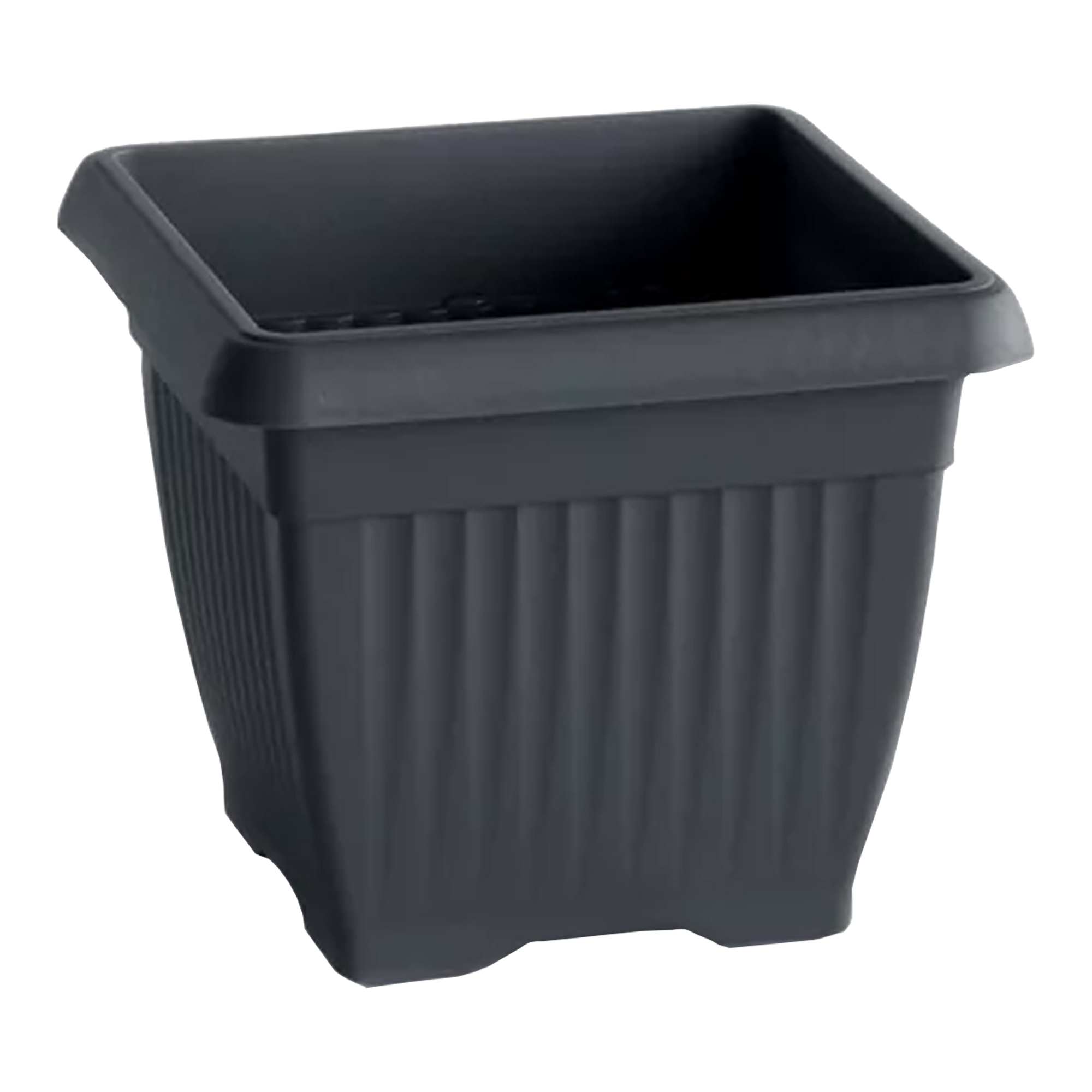 Terra 7L Pot., Dimensions (mm) 240x240x200, couleur anthracite | Leroy ...