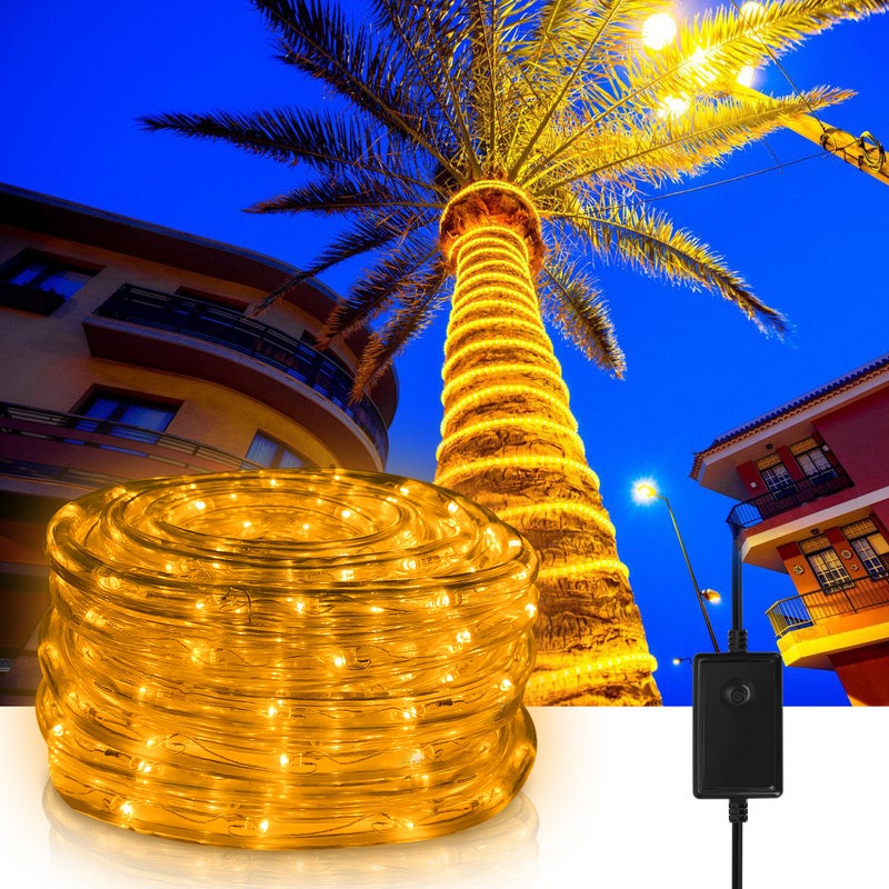 10m - Jaune - Bande Lumineuse En Forme De Tube, Imperméable Ip44, Néon ...