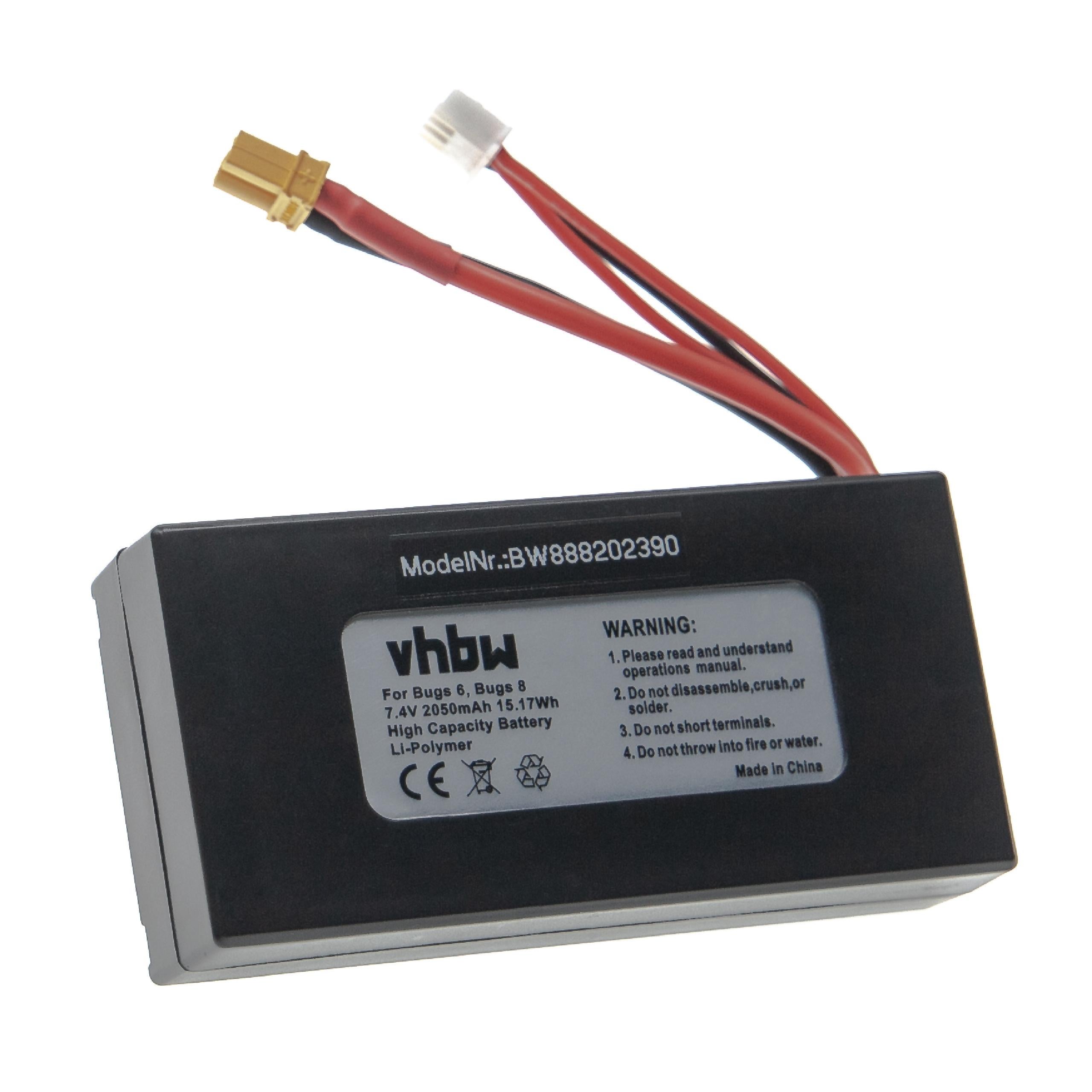 Vhbw Batería recargable compatible con MJX B6 race, B8 race, Bugs 6 ...