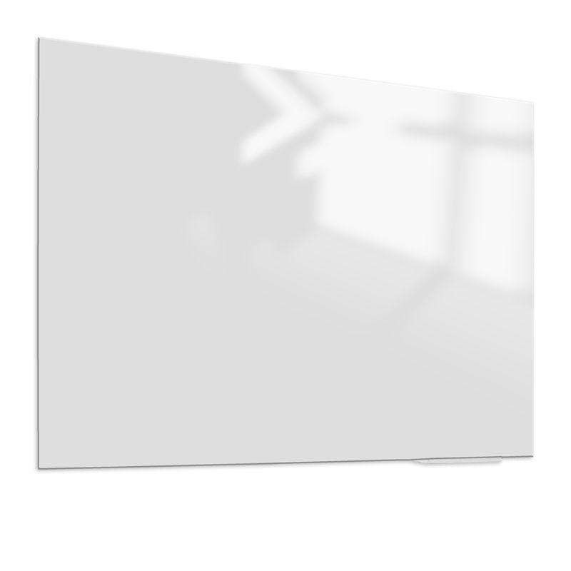 Tableau blanc en verre Elegance Clear White 90x120 cm | Leroy Merlin