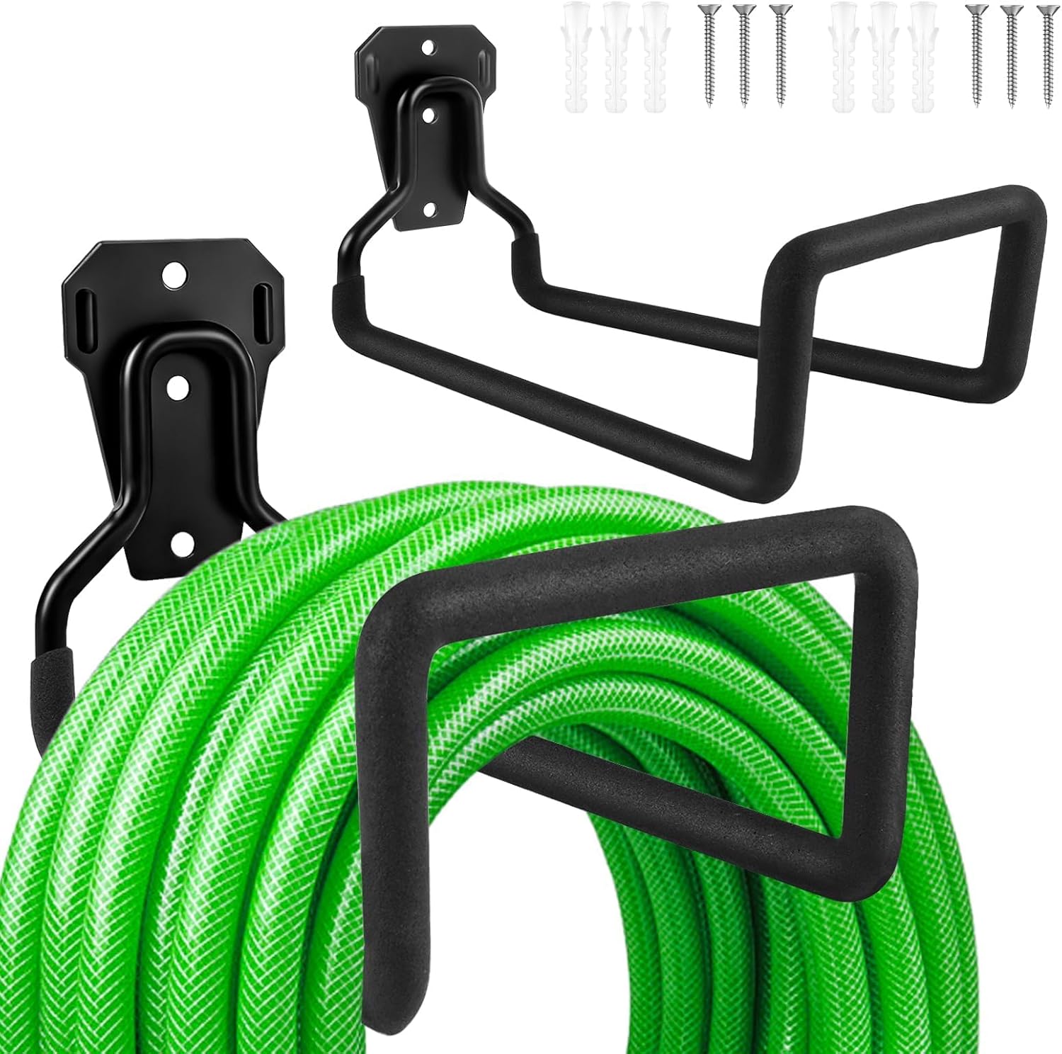 2 Pièces Support de Tuyau d'Arrosage, Support de Tuyau d'Arrosage en ...