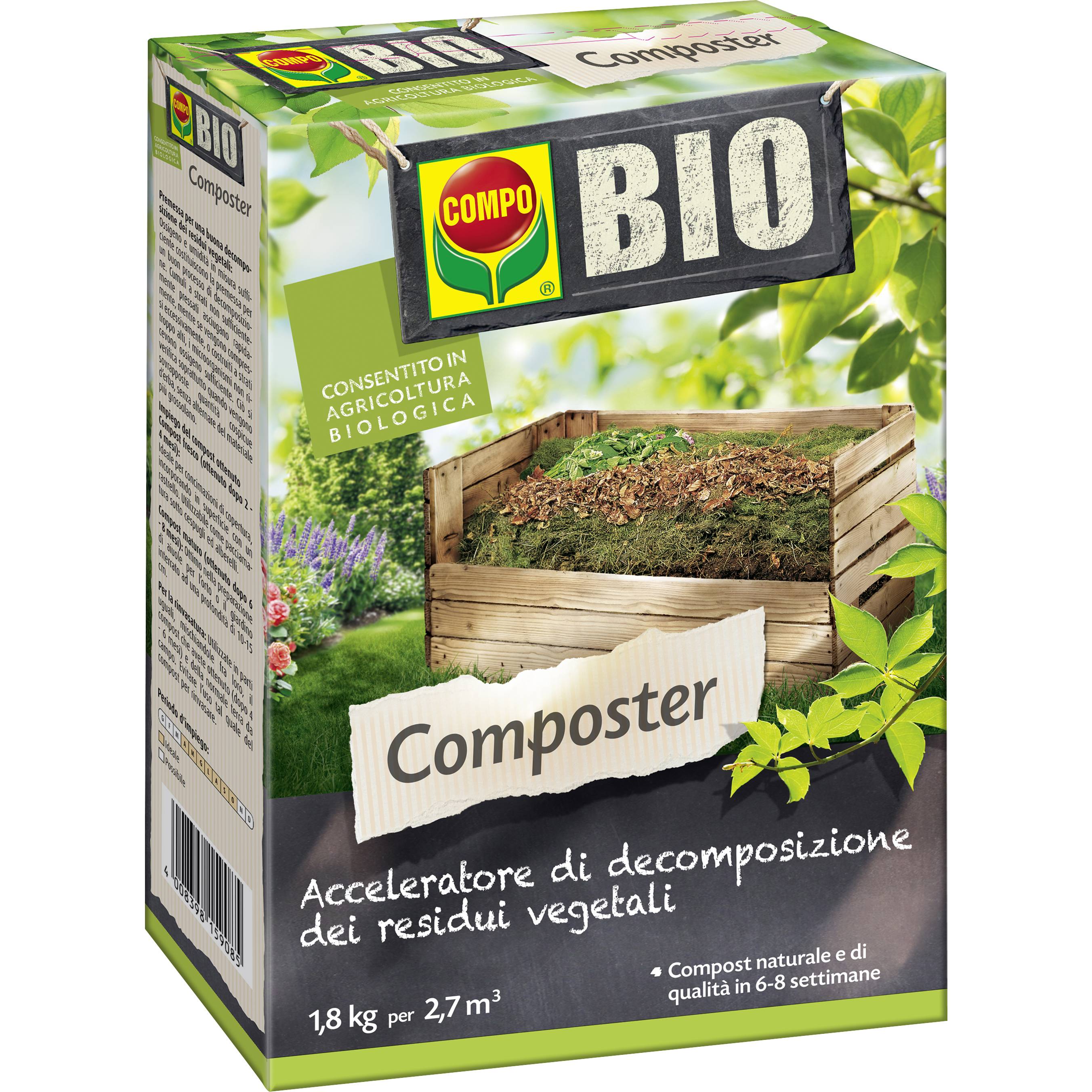 6 x compo composter kg.1,8 | Leroy Merlin