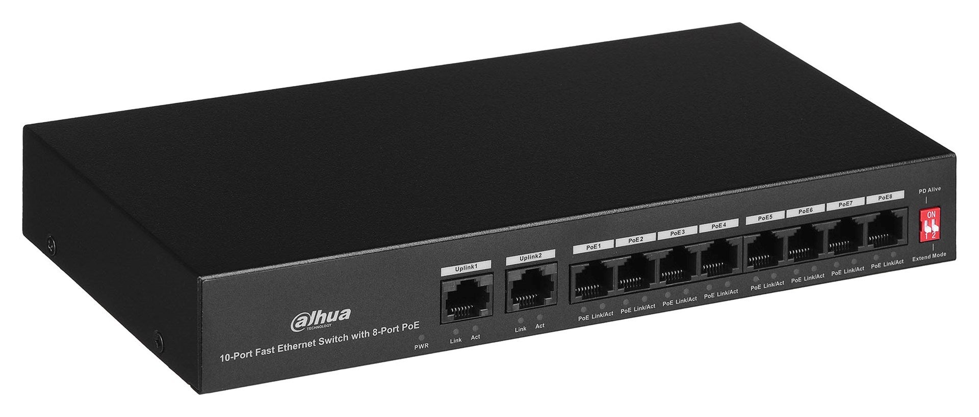 Commutateur réseau Dahua Technology PoE DH-PFS3010-8ET-65 Fast Ethernet ...