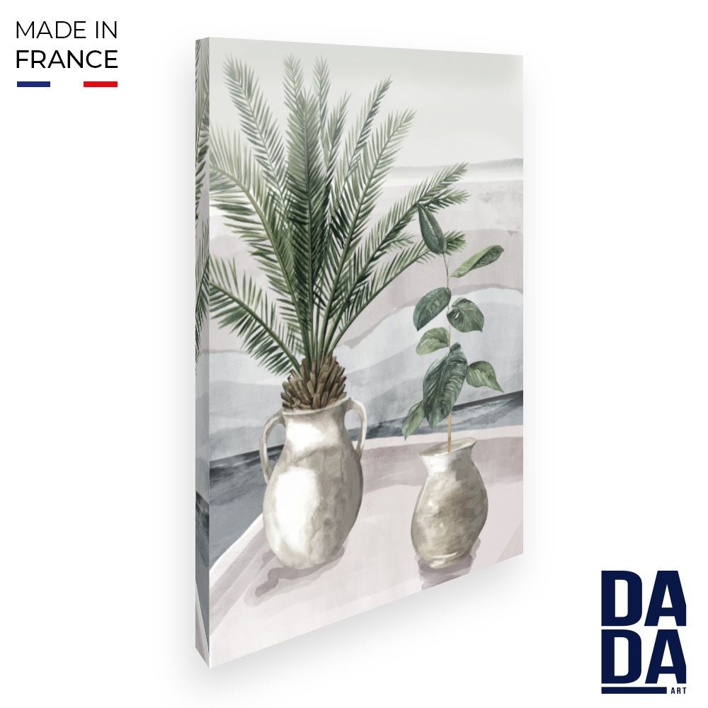 Toile Plantes en pot / 60x90cm / Fabriqué en France / DADA ART | Leroy ...