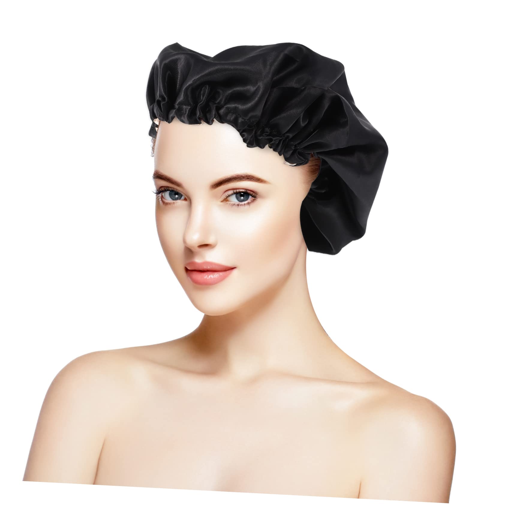 Cuffia da notte multifunzione per la cura dei capelli a doppio strato ...