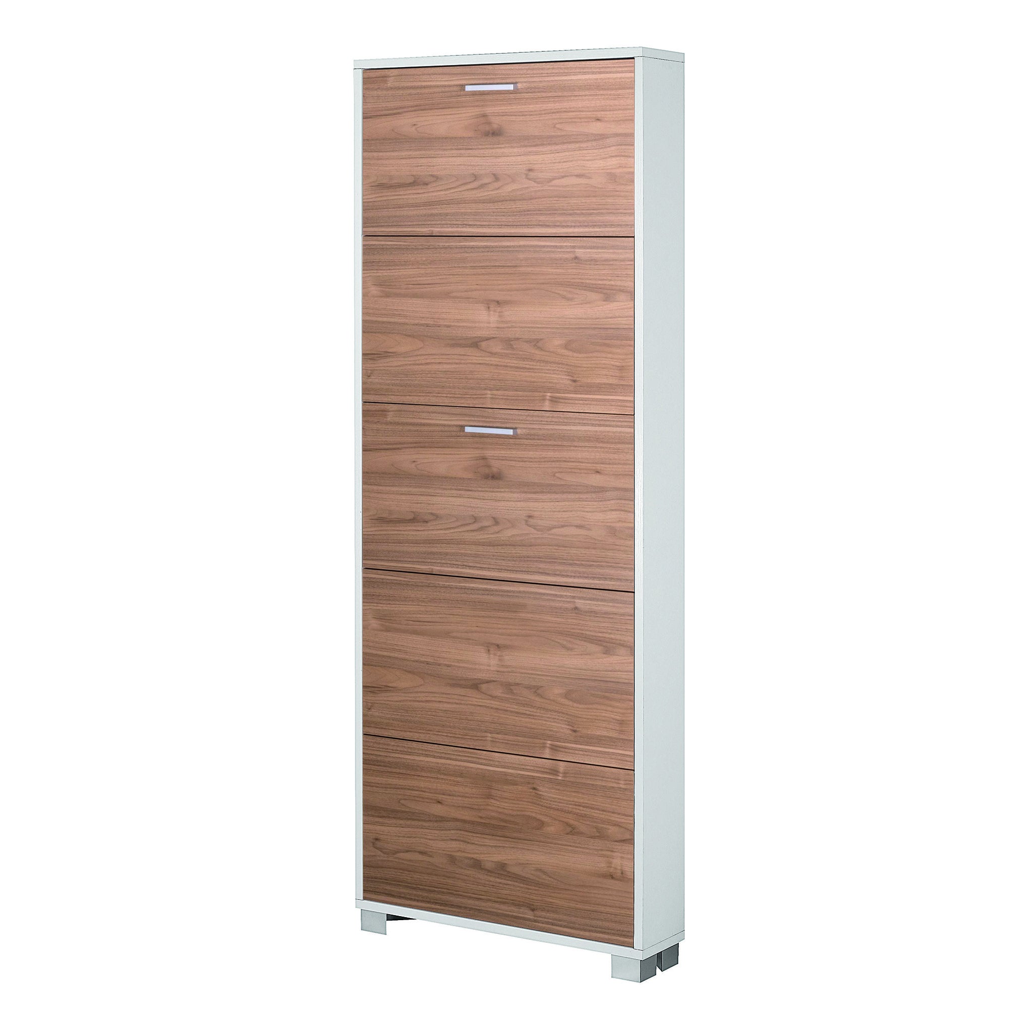 Scarpiera a 5 ante di design moderno cm 70 l x 18 p x 190 h | Leroy Merlin