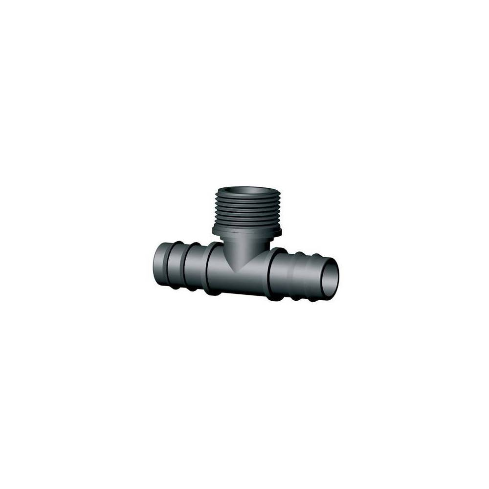 T MANGUERA PN ROSCA MACHO IRRITEC MM 20X20X1/2M | Leroy Merlin