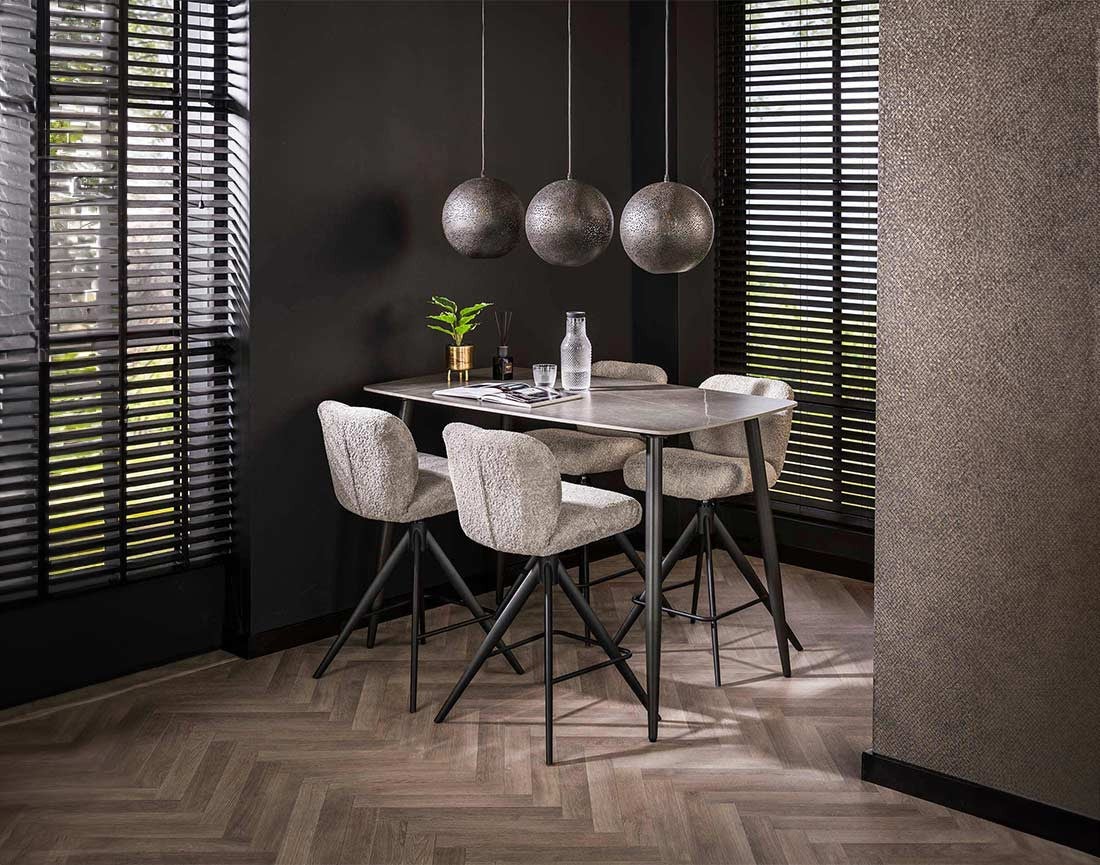 Tamara - table à manger - plateau en céramique - 4 personnes | Leroy Merlin