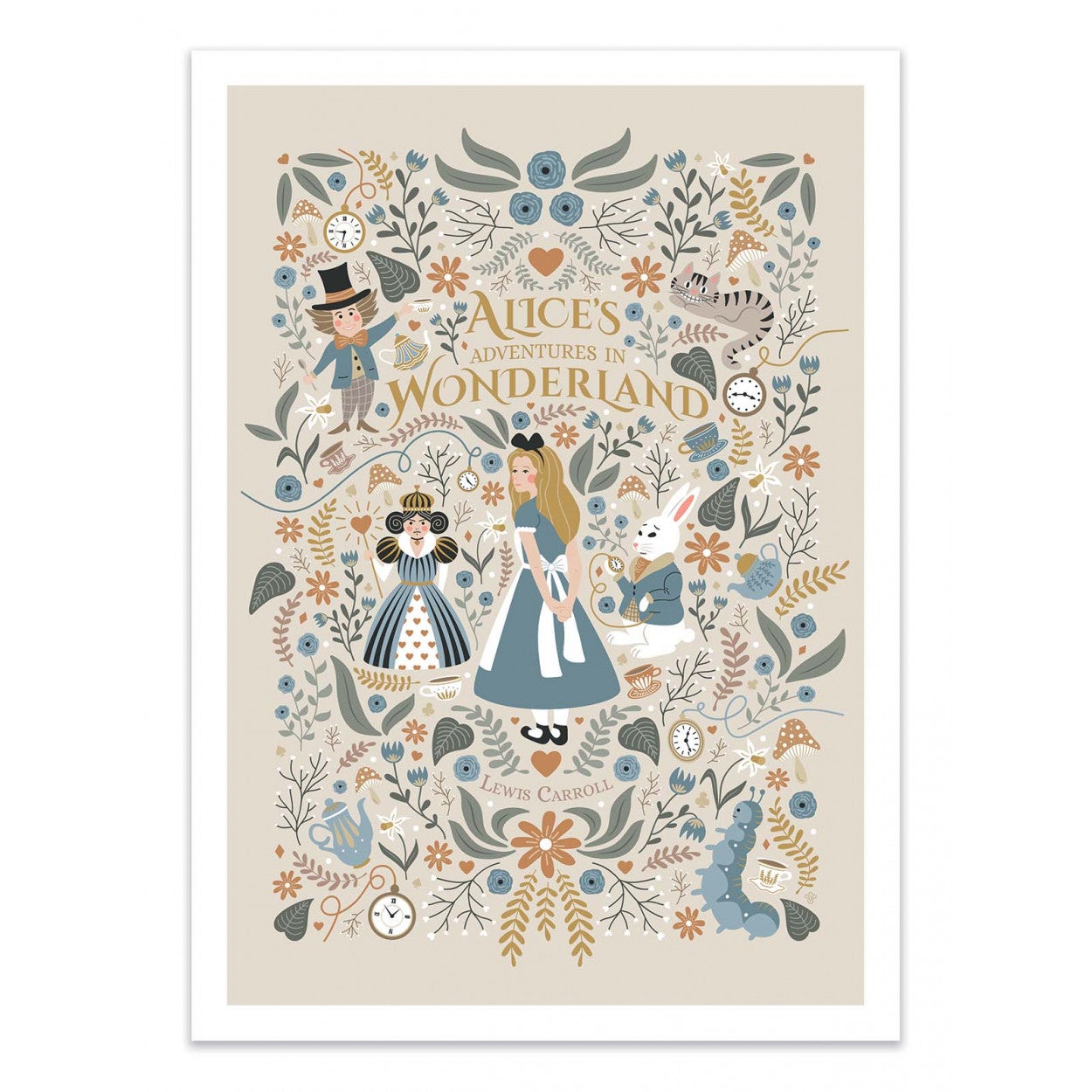 Affiche d’art 50 x 70 cm - Alice Version 2 - Vesna Skornsek | Leroy Merlin