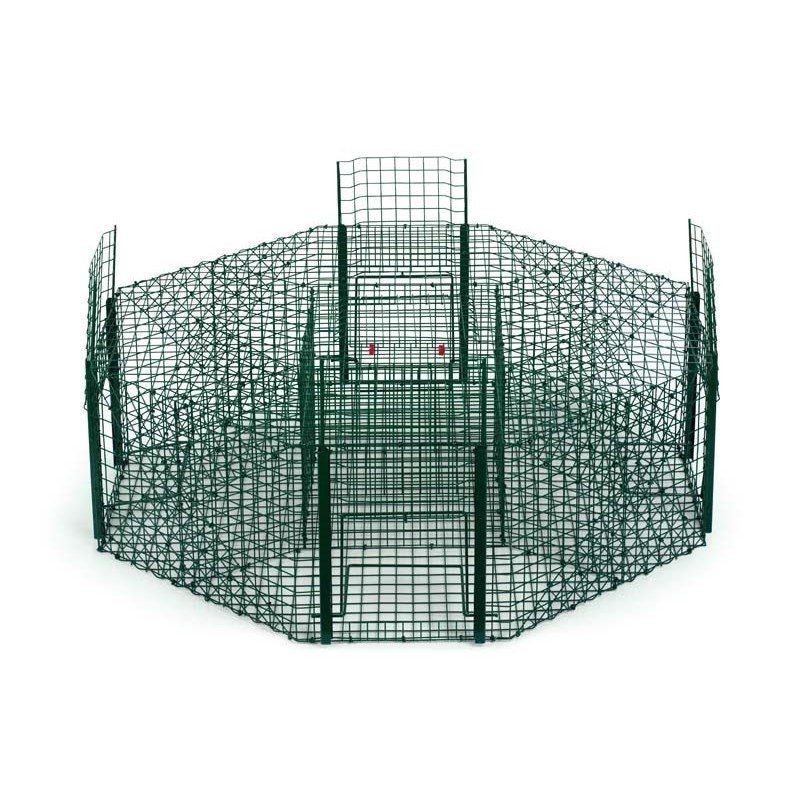 Cage de capture octogonale 4 portes | Leroy Merlin