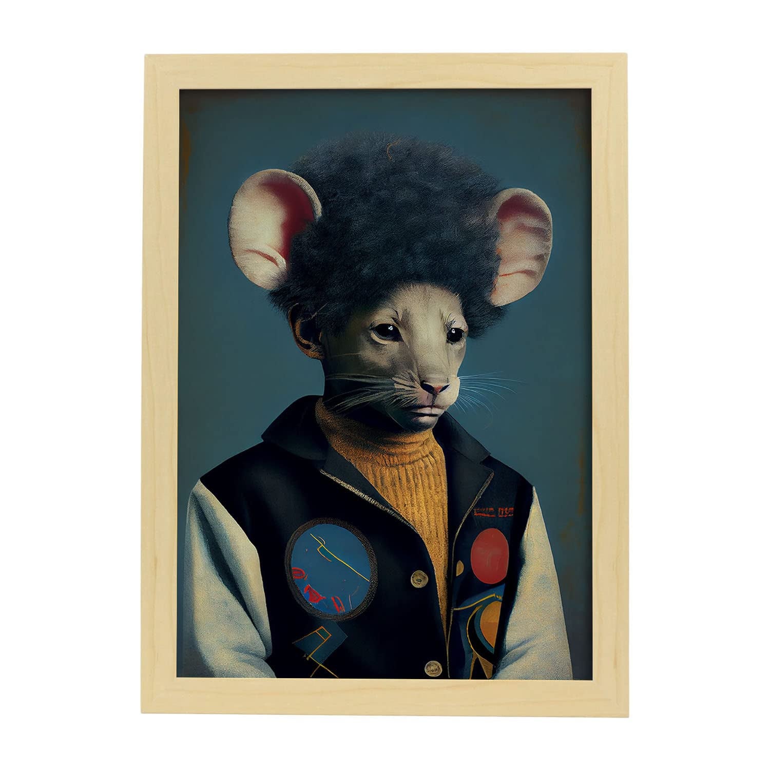 Nacnic Poster De Ratón En Estilo De Fotografía A Todo Color Divertidas ...