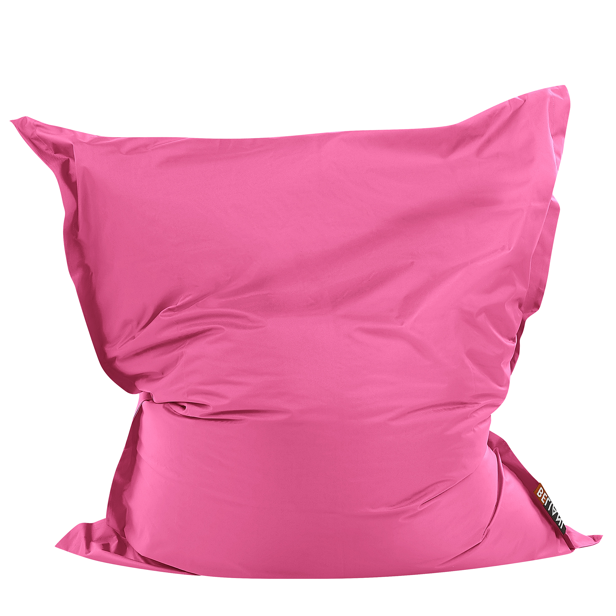 Pouf poire 300 L FUZZY 140 cm 180 cm Rose fushia | Leroy Merlin