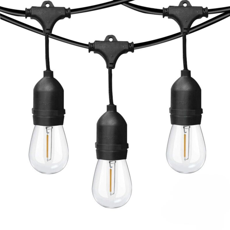 Guirlande lumineuse d'extérieur – 5 mètres – 10 ampoules – Lumière ...