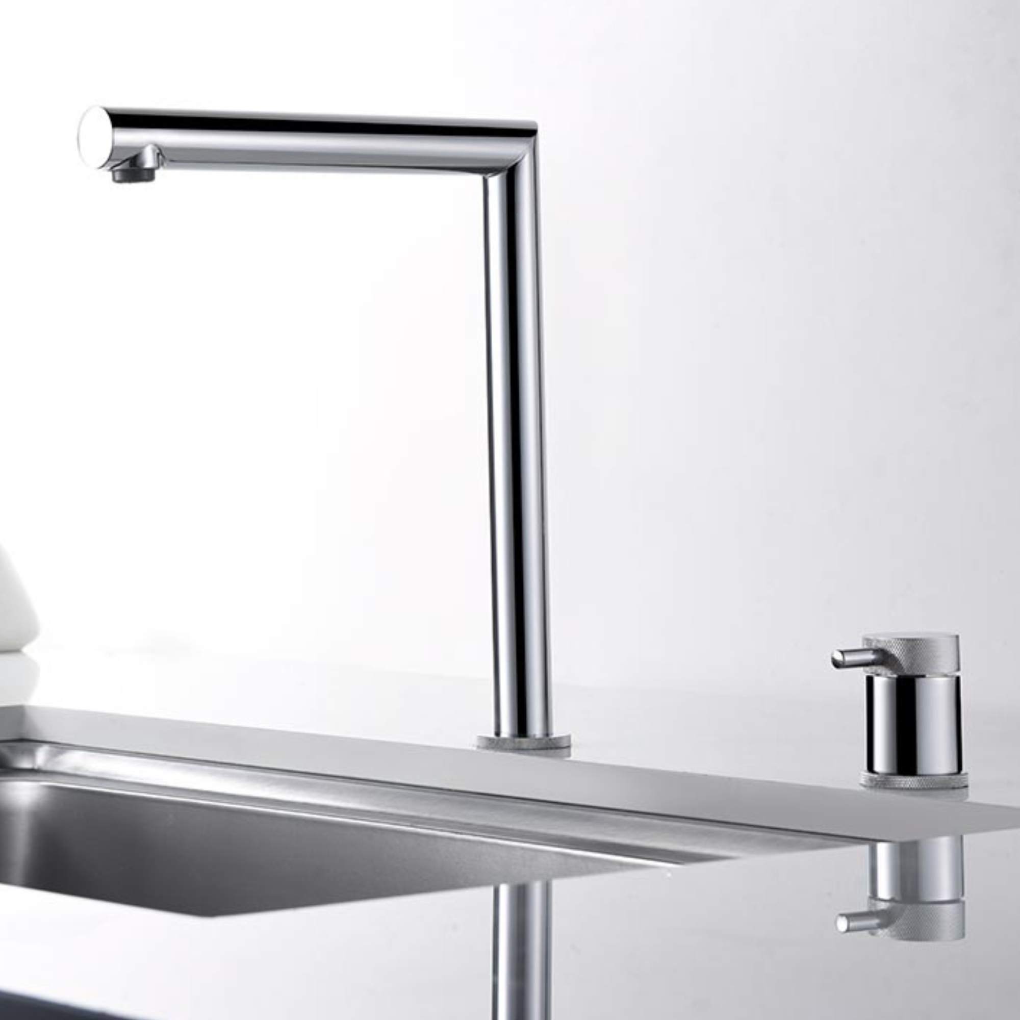 IMEX - High Kitchen Faucet | Single Lever Sinker Mixer Tap | Kitchen ...