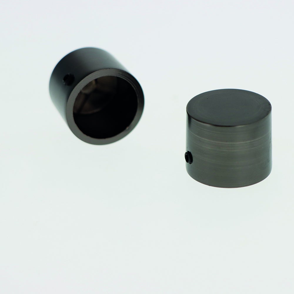 Lot de 2 Embouts Capuchon pour tringles à rideaux de Diam. 20mm en ...