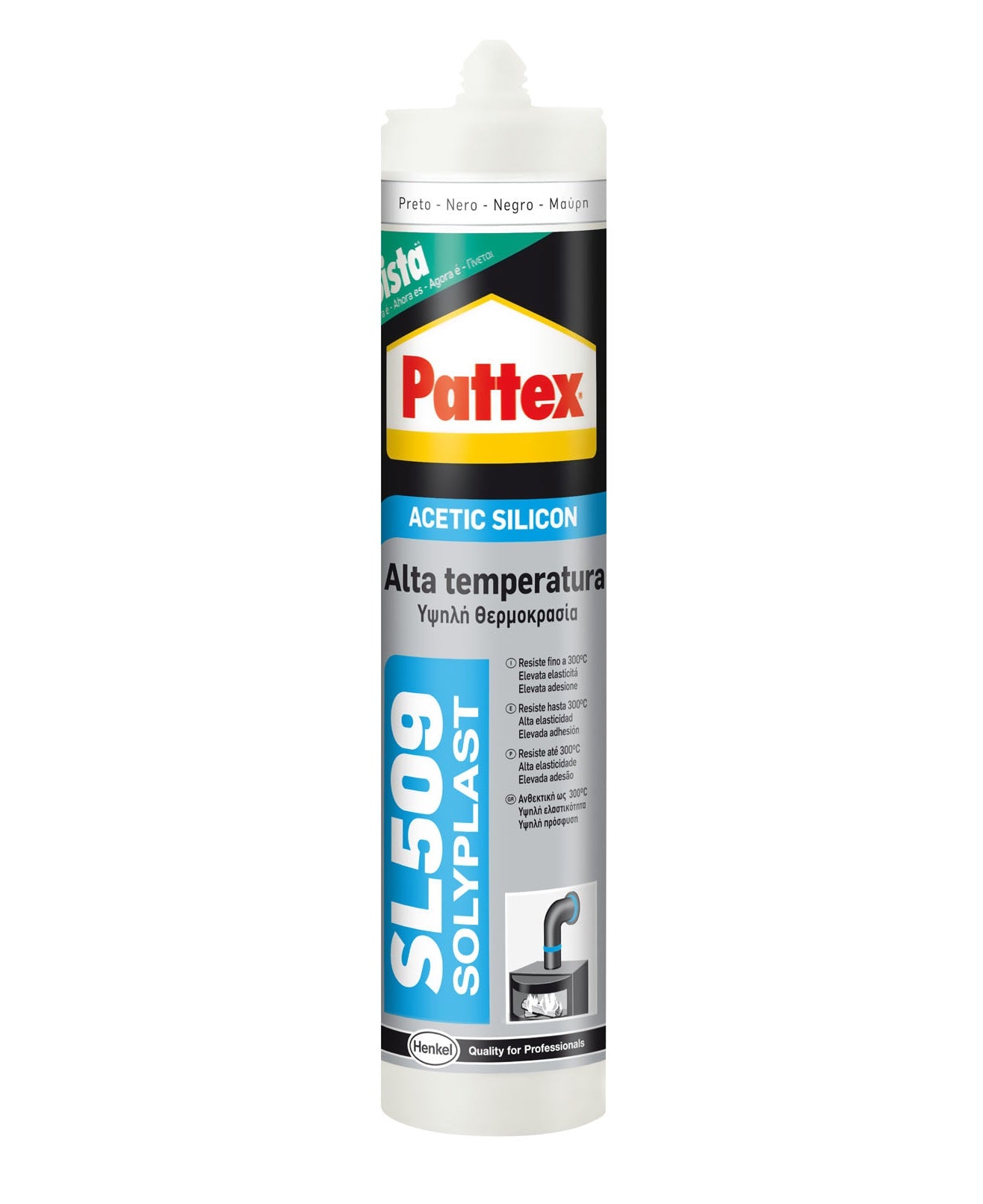 Pattex Silicone Rouge Haute Température Bricoman