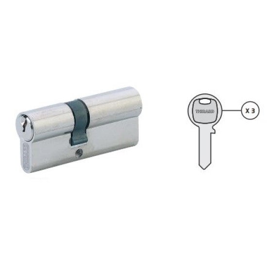 Cilindro SA niquelado 45x50 MV 24252 tornillo 60 mm THIRARD - 16456 ...
