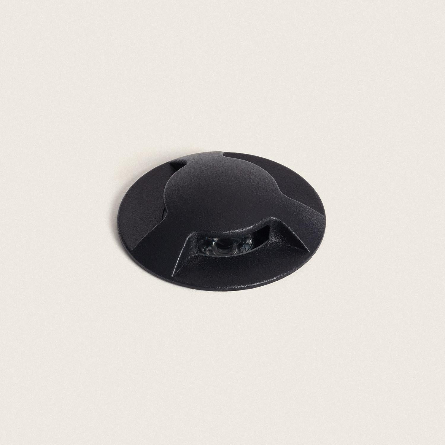 Ledkia Baliza Exterior LED 3W Empotrable Suelo Letso 3L Negro 2700K ...