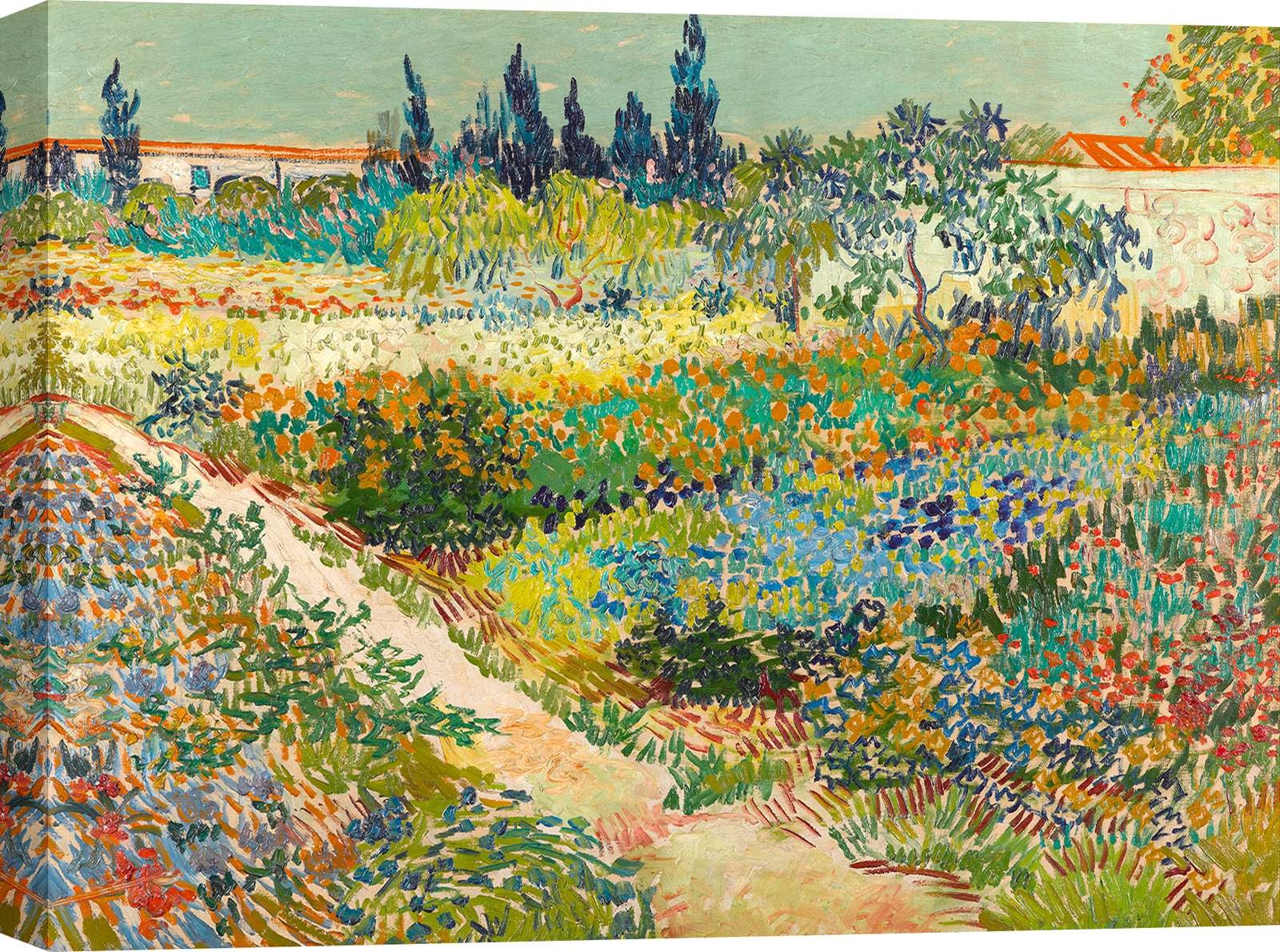 Tableau de Vincent van Gogh, Jardin à Arles - 60x40 cm | Leroy Merlin