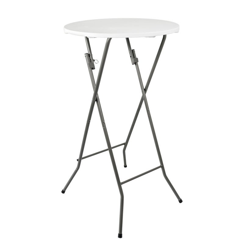 Table mange debout pliable diamètre 60cm hauteur 110cm - Table haute ...