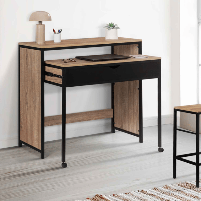Bureau extensible bois au meilleur prix | Leroy Merlin