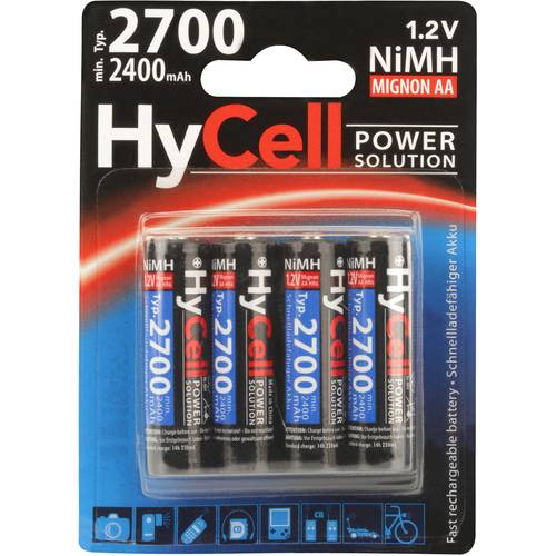 HyCell HR06 2700 Pile rechargeable LR6 (AA) NiMH 2400 mAh 1.2 V 4 pc(s ...