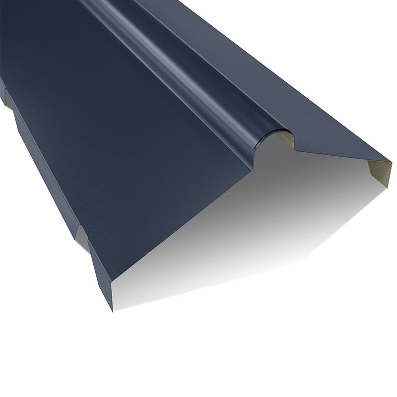 Pack de 2 Demi-faîtière à boudin crantée 2100 mm AXEL | Bleu Ardoise ...