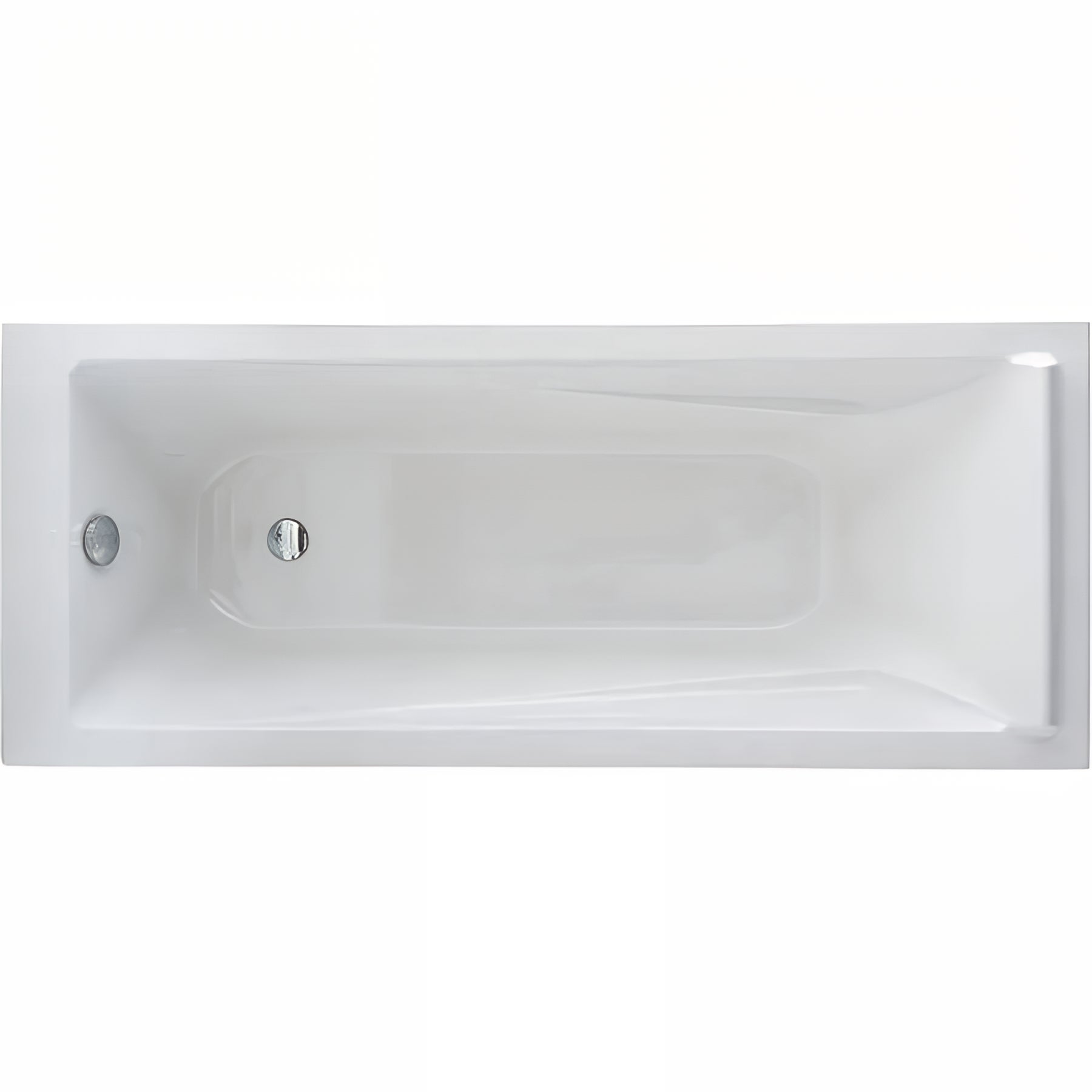 Baignoire droite acrylique haute densité NF conforme aux marchés ...